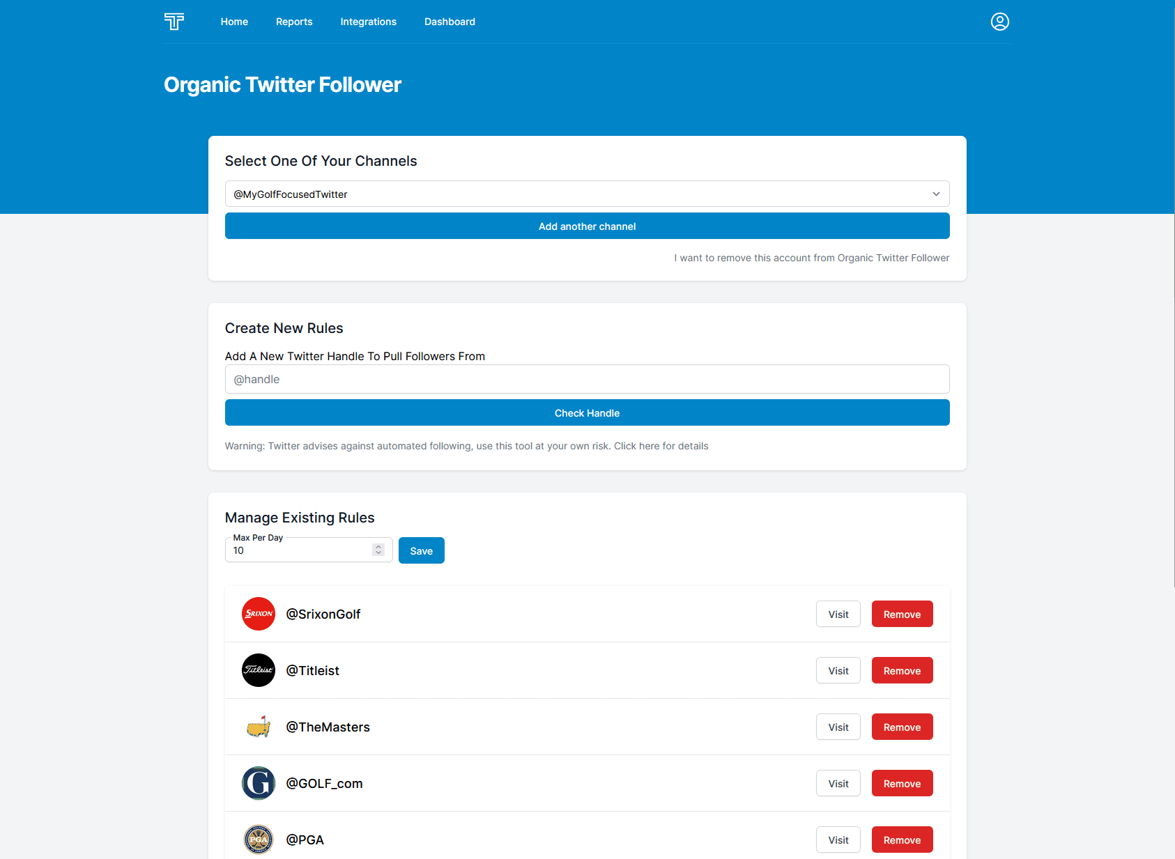 Tactycs - Grow Twitter Followers